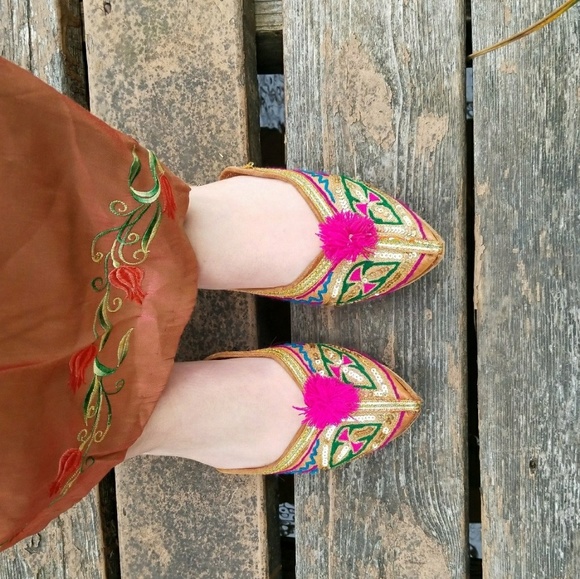 Shoes | Vintage Boho Flats | Poshmark